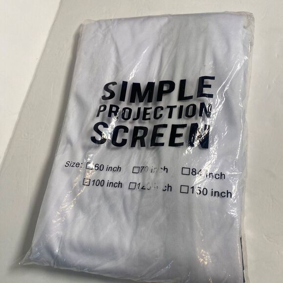 Simple Projection Screen | Other | 0simple Projection Screen White ...